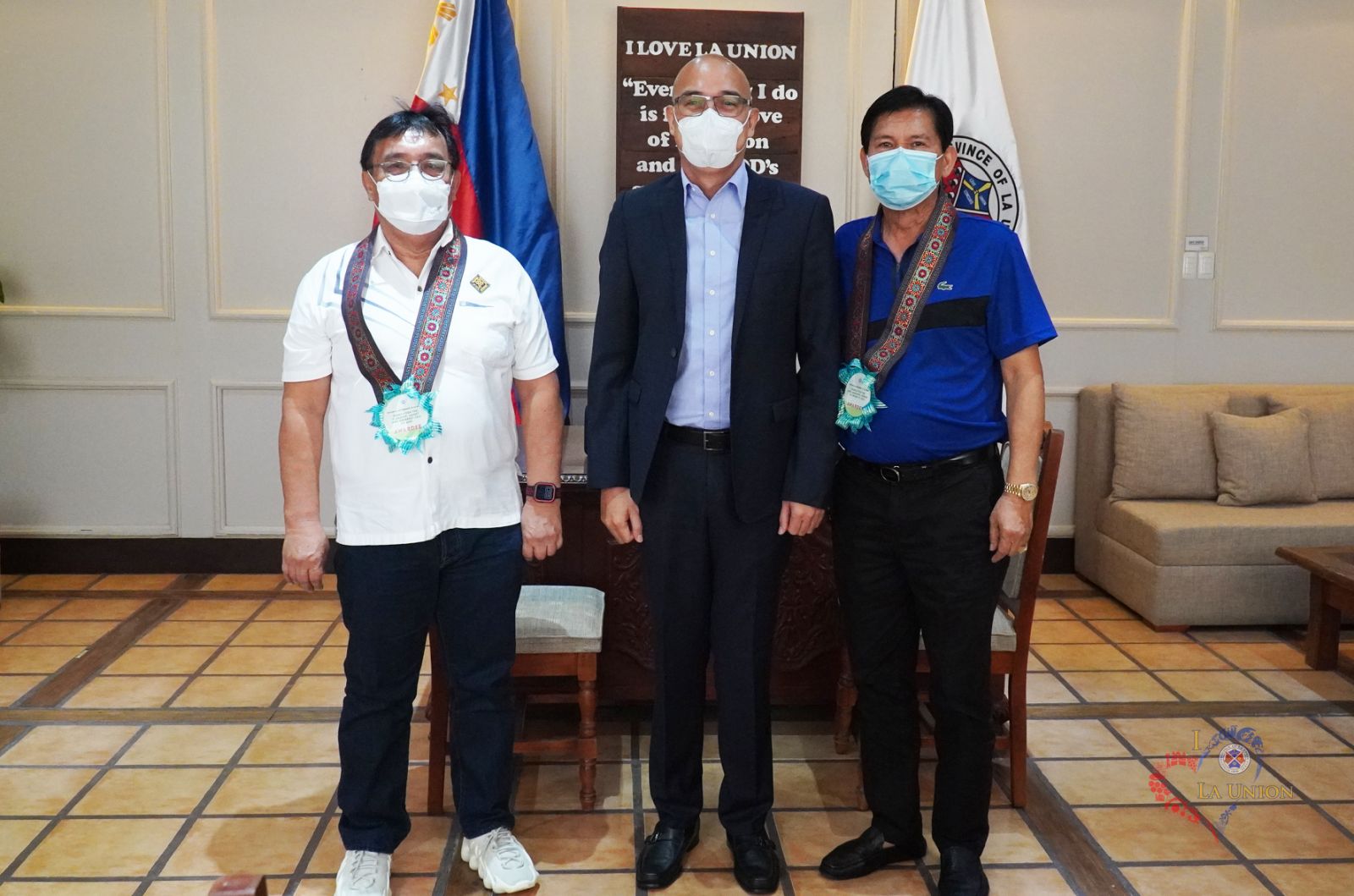 San Juan Santol Mayors Paid Courtesy Call To Gov Pacoy